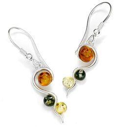 Paar Ohrh&auml;nger OSTSEE-SCHMUCK "OSTSEE-SCHMUCK Ohrh&auml;nger Valentine Ohrh&auml;nger Valentine", wei&szlig;, Ohrringe, Damen, 41 x 9mm, Silber 925 (Sterlingsilber)