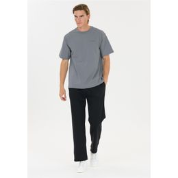 Funktionsshirt Virtus "Dela", Herren, Gr. L, grau, 100% Polyester, bedruckt, normal, Rundhals, Shirts Funktionsshirt, atmungsaktiv