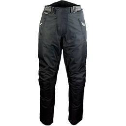 Motorradhose Roleff "Racewear RO 451" Gr. L, schwarz (schwarz, ro 451), Hosen, L, N-Gr, Obermaterial: 100% Polyester. Innenfutter: 100% Polyester, wind- und wasserdicht, atmungsaktiv, 2 Taschen