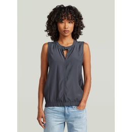 G-Star Raw T-Shirt G-STAR "Sleeveless Top", Damen, Gr. L, petrol, Obermaterial: 52% Viskose, 48% Viskose, Shirts T-Shirt