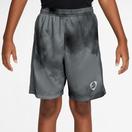 Shorts Nike "K NK DF ACD+ SHORT GX AOP", Kinder, Gr. L, N-Gr, schwarz, smoke grau, wei&szlig;, Obermaterial: 100% Polyester, Hosen Shorts, f&uuml;r Teens, sportlicher Stil, f&uuml;r Fu&szlig;ball und Freizeit