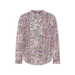 Klassische Bluse Brax "Style VIOLET", Damen, Gr. 34, bunt (lila), Web, 100% Viskose, Blusen Bluse