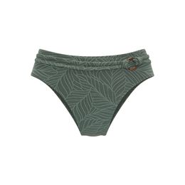 Bikini-Hose Lascana "Fay", Damen, Gr. 34, N-Gr, gr&uuml;n (oliv), Obermaterial: 94% Polyamid, 6% Elasthan. Futter: 90% Polyester, 10% Elasthan, Strukturmuster, Badehosen Bikini-Hose, aus eleganter Strukturware