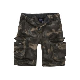 Stoffhose Brandit "Brandit Herren Kids Urban Legend Shorts", M&auml;dchen, Gr. 122/128, Normalgr&ouml;&szlig;en, schwarzcamo, 65% Polyester, 35% Baumwolle, normal, Hosen Stoffhose