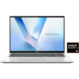 ASUS Notebook "Vivobook 16 M1607KA-MB172W", cool silber, 16 GB RAM 1.000 GB SSD, Ryzen&trade; AI 5, Windows 11 Home, Notebooks