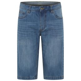 Jeansbermudas Arizona "mit Abriebeffekten f&uuml;r einen collen Used-Look", Herren, Gr. 50, N-Gr, light blau used, Denim/Jeans, Obermaterial: 100% Baumwolle, Abriebeffekte, regular fit kniefrei, Jeans, Regular Fit Passform, gerade Beinform, niedrige Leibh&ouml;he