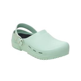 Clog "Birkenstock Professional Berufsschuhe 1026010 Birkenstock Birki-Air", Damen, Gr. 36, gr&uuml;n (mint), Obermaterial: 100% Polyurethan PU., BIRKENSTOCK PROFESSIONAL, Schuhe Clog
