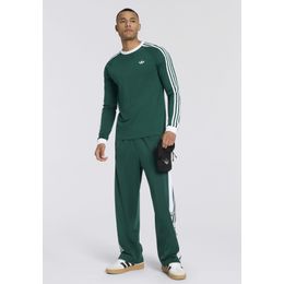 Langarmshirt adidas originals "3S LS TEE", Herren, Gr. XXL, collegiate gr&uuml;n, Obermaterial: 100% Baumwolle, Rundhals, Shirts Langarmshirt