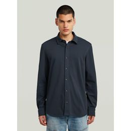 G-Star Raw Langarmshirt G-STAR "Marine Jersey Shirt", Herren, Gr. L, salute, Obermaterial: 100% Baumwolle, Shirts Langarmshirt
