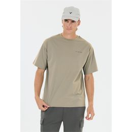 Funktionsshirt Virtus "Dela", Herren, Gr. XL, gr&uuml;n, olivgr&uuml;n, 100% Polyester, bedruckt, normal, Rundhals, Shirts Funktionsshirt, atmungsaktiv