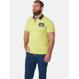 Poloshirt Jan Vanderstorm "Poloshirt OLATUR", Herren, Gr. L, gr&uuml;n (hellgr&uuml;n), Obermaterial: 100% Baumwolle CO., Shirts
