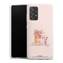 DeinDesign Galaxy A52s 5G Handy Silikon H&uuml;lle Case wei&szlig; Handyh&uuml;lle Official Licensed Product Winnie The Pooh Piglet Disney Silikon Case