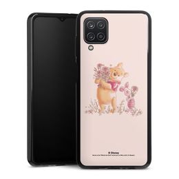 DeinDesign Galaxy A12 Handy Silikon H&uuml;lle Case schwarz Handyh&uuml;lle Winnie The Pooh Piglet Official Licensed Product Disney