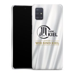 DeinDesign Galaxy A51 Handy Premium Case Smartphone Handyh&uuml;lle Schutzh&uuml;lle gl&auml;nzend Official Licensed Product Thw Kiel Handball Premium Case