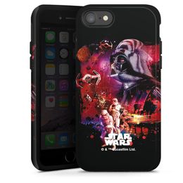 DeinDesign iPhone SE (2020) Handy Panzer Handyh&uuml;lle robuste Outdoor H&uuml;lle Schutzh&uuml;lle gl&auml;nzend Merchandise Star Wars Darth Vader Tough Case