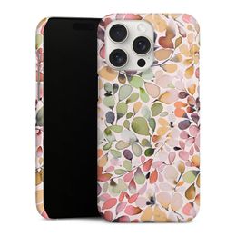 DeinDesign iPhone 15 Pro Max Handy Premium Case Smartphone Handyh&uuml;lle Schutzh&uuml;lle gl&auml;nzend Eukalyptus Muster Pattern Premium Case