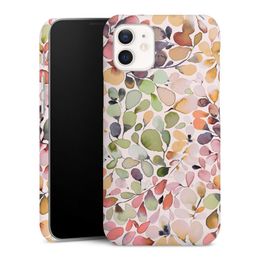 DeinDesign iPhone 12 mini Handy Premium Case Smartphone Handyh&uuml;lle Schutzh&uuml;lle matt Eukalyptus Muster Pattern Premium Case