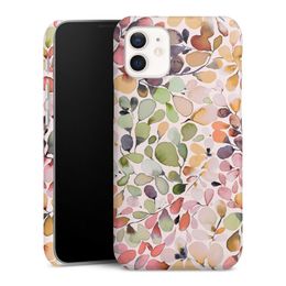 DeinDesign iPhone 12 mini Handy Premium Case Smartphone Handyh&uuml;lle Schutzh&uuml;lle gl&auml;nzend Eukalyptus Muster Pattern Premium Case