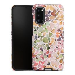 DeinDesign Galaxy S20 Handy Panzer Handyh&uuml;lle robuste Outdoor H&uuml;lle Schutzh&uuml;lle matt Pattern Eukalyptus Muster Tough Case