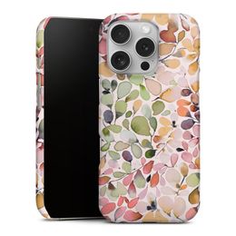 DeinDesign iPhone 16 Pro Handy Premium Case Smartphone Handyh&uuml;lle Schutzh&uuml;lle matt Eukalyptus Muster Pattern Premium Case