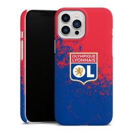 DeinDesign iPhone 13 Pro Max Handy Premium Case Smartphone Handyh&uuml;lle Schutzh&uuml;lle matt Ol Olympique Lyonnais Official Licensed Product Premium Case