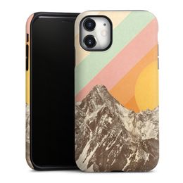 DeinDesign iPhone 11 Handy Panzer Handyh&uuml;lle robuste Outdoor H&uuml;lle Schutzh&uuml;lle matt Retro Mountain Sunshine Tough Case