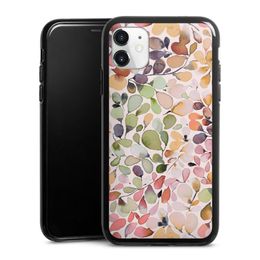 DeinDesign iPhone 11 Handy Silikon H&uuml;lle Case schwarz Handyh&uuml;lle Pattern Eukalyptus Muster