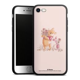 DeinDesign iPhone SE (2020) Handy Premium Silikon H&uuml;lle Handyh&uuml;lle schwarz Case Winnie The Pooh Piglet Official Licensed Product Disney Silikon Premium Case