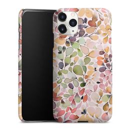 DeinDesign iPhone 11 Pro Max Handy Premium Case Smartphone Handyh&uuml;lle Schutzh&uuml;lle gl&auml;nzend Muster Eukalyptus Pattern Premium Case