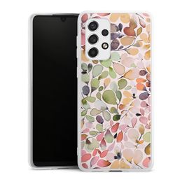 DeinDesign Galaxy A33 5G Handy Silikon H&uuml;lle Case transparent Handyh&uuml;lle Muster Eukalyptus Pattern Silikon Case