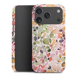 DeinDesign iPhone 17 Pro Handy Premium Case Smartphone Handyh&uuml;lle Schutzh&uuml;lle matt Eukalyptus Muster Pattern Premium Case