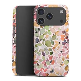 DeinDesign iPhone 17 Pro Handy Premium Case Smartphone Handyh&uuml;lle Schutzh&uuml;lle gl&auml;nzend Eukalyptus Muster Pattern Premium Case