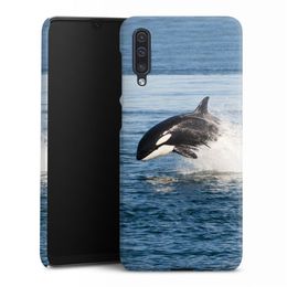 DeinDesign Galaxy A50 Handy Premium Case Smartphone Handyh&uuml;lle Schutzh&uuml;lle matt Orca Ocean Wale Premium Case