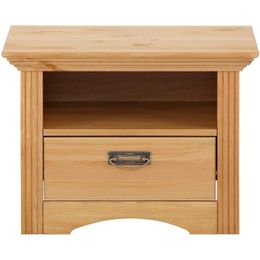 Nachtkonsole OTTO HOME "Konrad", beige (gelaugt ge&ouml;lt), B:56cm H:45cm T:39cm, Sideboards, Nachtkonsole, aus massiver, FSC-zertifizierter Kiefer