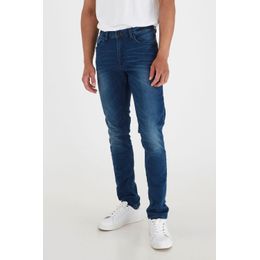 Slim-fit-Jeans Blend "BHJet", Herren, Gr. 29, L&auml;nge 32, denim middle blau, Jeans, 99% Baumwolle, 1% Elasthan, unifarben, slim fit normal, Jeans Slim-fit-Jeans, Jeanshose mit normalem Bund und enger werdendem Bein - Jet Fit