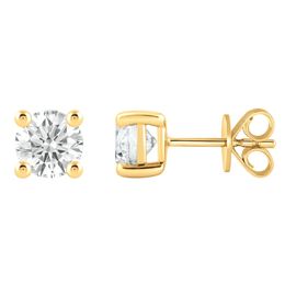 Paar Ohrstecker ONE ELEMENT "Ohrstecker Ohrringe aus 585 Gold", gold, Ohrringe, Damen, Damen, 1,5 VS = sehr kleine Einschl&uuml;sse mit Diamanten, Diamanten Gelbgold 585 Gold, Diamanten, Gelbgold 585, Gold, mit 2 Lab Grown Diamanten / Labordiamanten 1,5 ct
