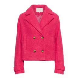 Wintermantel Kaffe "Jacke KAanne", Damen, Gr. 46, rot (raspberry), Obermaterial: 90% Polyester PES. 10% Viskose CV., M&auml;ntel Wintermantel