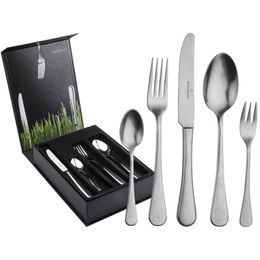 Besteck-Set "Tafelbesteck inkl. Besteckbox Landhaus Vintage 30er Set silber", silber, 30, PICARD & WIELP&Uuml;TZ SOLINGEN, Essbesteck-Sets, Sp&uuml;lmaschinengeeignet
