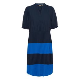 Midikleid Culture "Kleid CUbetty", Damen, Gr. L, N-Gr, blau (salute, victoria blau), Obermaterial: 100% Polyester PES., Kleider Midikleid