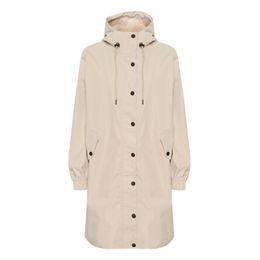 Wintermantel Kaffe "Jacke KAennie", Damen, Gr. 38, blau (feather gray), Obermaterial: 50% Polyester Pol. recyc.. 50% Polyester PES., M&auml;ntel Wintermantel