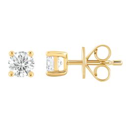 Paar Ohrstecker ONE ELEMENT "Ohrstecker Ohrringe aus 585 Gold", gold, Ohrringe, Damen, Damen, 0,5 VS = sehr kleine Einschl&uuml;sse mit Diamanten, Diamanten Gelbgold 585 Gold, Diamanten, Gelbgold 585, Gold, mit 2 Lab Grown Diamanten / Labordiamanten 0,5 ct