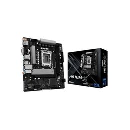 Asrock Mainboard "H810M-X", ohne farbbezeichnung, B:24cm H:5,8cm T:27,5cm, Mainboards