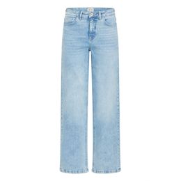 Regular-fit-Jeans Ichi "Jeans IHTWIGGY", Damen, Gr. 26, L&auml;nge 34, blau (light blau), Obermaterial: 98% Baumwolle CO. 2% Elasthan EL., Jeans