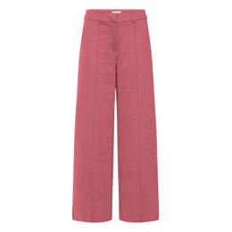 Stoffhose Ichi "Casual IHKATE", Damen, Gr. L, N-Gr, rosa (maroon), Obermaterial: 74% Polyester PES. 22% Viskose CV. 4% Elasthan EL., Hosen Stoffhose