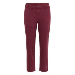 Marlene-Hose Kaffe "Hose KAmette", Damen, Gr. 36, N-Gr, rot (windsor wine), Obermaterial: 98% Baumwolle CO. 2% Elasthan EL., Hosen