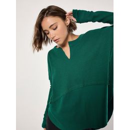 2-in-1-Top Apricot "Top", Damen, Gr. XS (34), gr&uuml;n, Obermaterial: 64% Polyester PES. 36% Baumwolle CO., Tops, aus Waffeljersey
