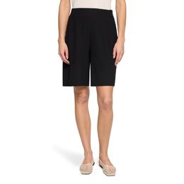 Stoffhose Betty Barclay "Damen mit elastischem Bund", Damen, Gr. 38, Normalgr&ouml;&szlig;en, schwarz, Obermaterial: 95% Polyester, 5% Elasthan, relaxed fit kurz, Hosen Stoffhose