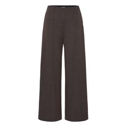 Stoffhose Ichi "Casual IHKATE", Damen, Gr. M, N-Gr, schwarz (schwarz braun herringbone), Obermaterial: 73% Polyester PES. 25% Viskose CV. 2% Elasthan EL., Hosen Stoffhose