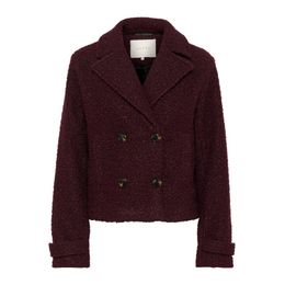 Wintermantel Kaffe "Jacke KAanne", Damen, Gr. 42, braun (fudge), Obermaterial: 90% Polyester PES. 10% Viskose CV., M&auml;ntel Wintermantel