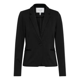 Blusenblazer B.Young "Blazer RIZETTA", Damen, Gr. 34, schwarz, Obermaterial: 74% Polyester PES. 22% Viskose CV. 4% Elasthan EL., Blazer Blusenblazer